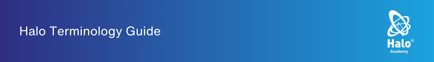 Halo Terminology Guide